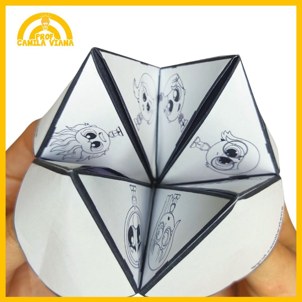 ORIGAMI DAS EMOÇÕES – DIVERTIDAMENTE – Prof. Camila Viana